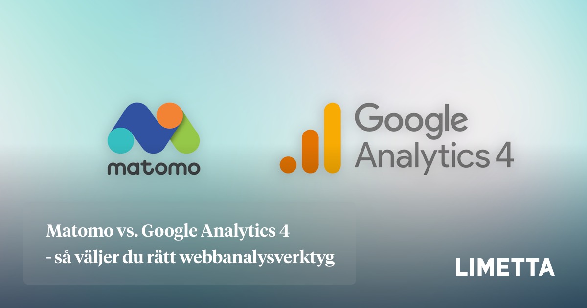 Matomo vs. Google Analytics 4 - Så väljer du rätt | Limetta